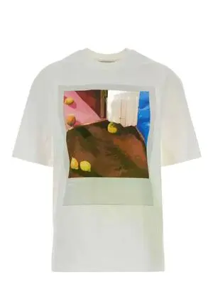 JIL SANDER Cotton Crew-neck T-shirt - Neutrals