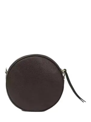 POMPEI DONATELLA Circular-shape Leather Crossbody Bag