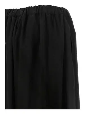 Comme Des Garçons Double-layer Trousers - Black