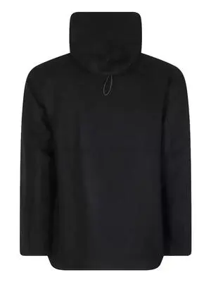 DUNO Ares Berlino Double-breasted Hooded Jacket - Black