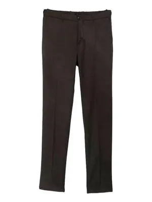 Incotex Elasticated-waistband Trousers - Brown