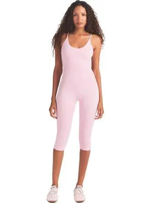 SKIMS Capri Catsuit | Pink | | Smooth Layers - Peony