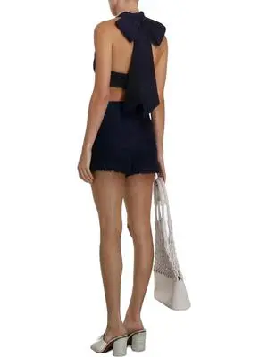 ZIMMERMANN High Tide Tweed Shorts