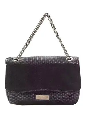 POMPEI DONATELLA Suede Chain-strap Crossbody Bag