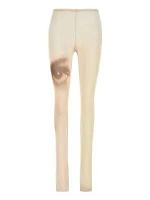JEAN PAUL GAULTIER The Face Trousers Neutrals