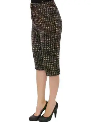 Dolce & Gabbana Tweed-effect Shorts Brown