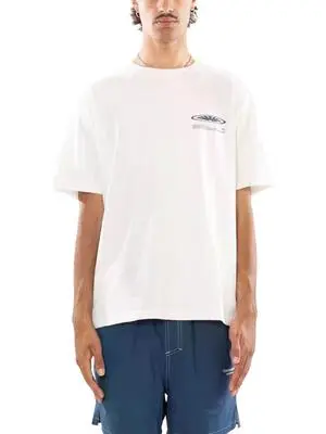 NEW AMSTERDAM SURF ASSOCIATION Logo-print T-shirt - White