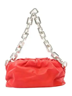 BOTTEGA VENETA 2012-2026 Lambskin Chain Pouch Shoulder Bag