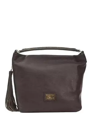 POMPEI DONATELLA Braided-handle Tassel Shoulder Bag