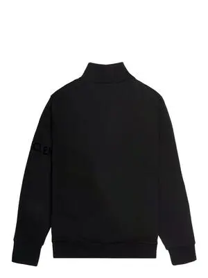 Moncler Logo-patch Zip-up Cardigan - Black