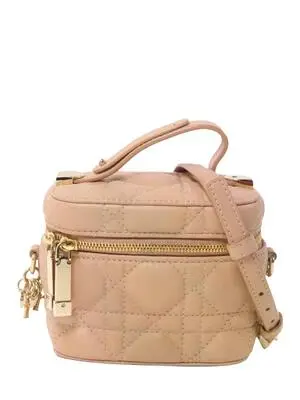 Dior Cannage Vanity Bag - Neutrals