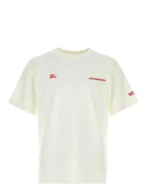 Burberry White Cotton T-shirt - Multicolor