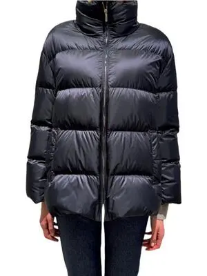 Max Mara Long-sleeved Padded Jacket - Black
