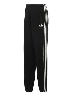 ADIDAS ORIGINALS Ribbed Knit Pants - Black