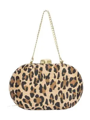 OLGA BERG Giselle Woven Clutch