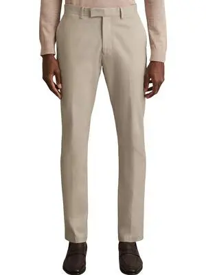 REISS Eastbury Slim Fit Stretch Cotton Chinos