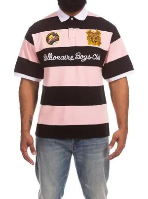 BILLIONAIRE BOYS CLUB Ryder Rugby Polo - Black