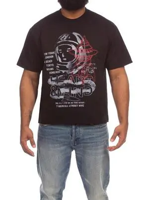BILLIONAIRE BOYS CLUB Bb Call Now Cotton Graphic T-shirt - Black