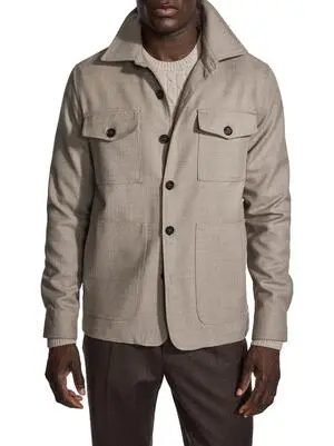 JACK VICTOR Rainwool Overshirt