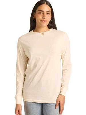 KNOWN SUPPLY Relaxed Long Sleeve Tee Stone