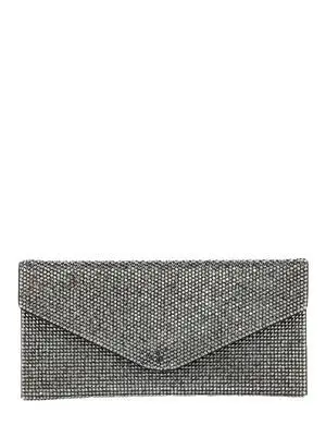 Judith Leiber Envelope Clutch - Ebonized Hematite
