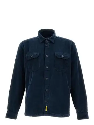 B.D.BAGGIES Giacca Camicia In Velluto - Blu