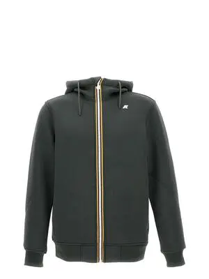 K-WAY Felpa Con Zip Rainer Spacer - Verde