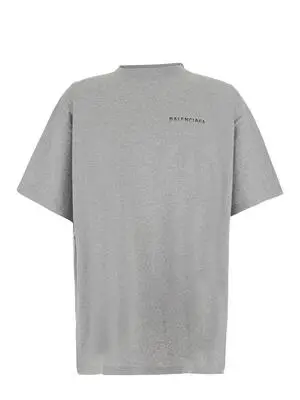 Balenciaga Zn Bal Back Gradient Dry Jer - Gray