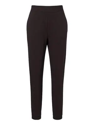 Max Mara Cotton-blend Sweatpants Brown
