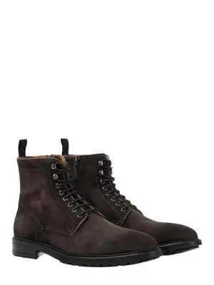 Magnanni Princeton Suede Lace-up Boots - Grey