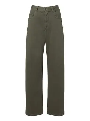 Brunello Cucinelli Monili Wide-leg Jeans - Green