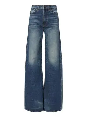KHAITE Dano Faded Wide-leg Jeans