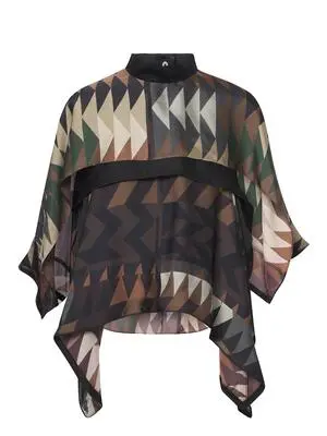 Sacai Printed Satin Top - Multicoloured