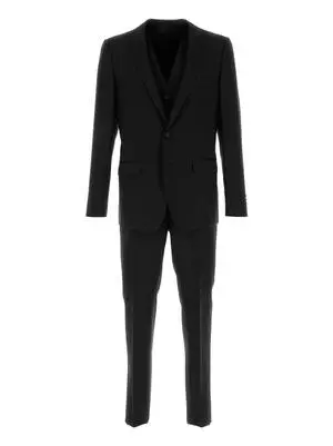 Dolce & Gabbana Wool Blend Suit - Black