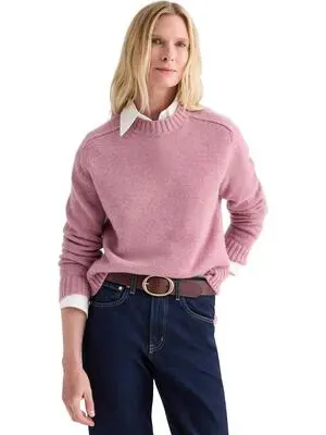 TWP New Jill Crewneck Sweater In Italian Cashmere - Plum