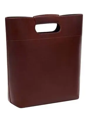 TWP Small Bucket Bag In Leather Cognac