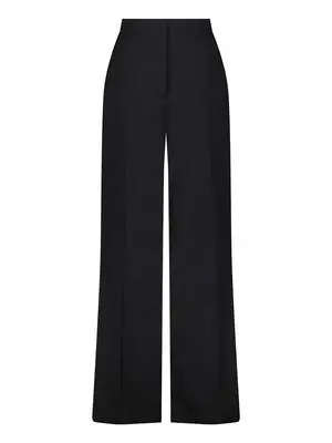 Lela Rose Molly Stretch Cotton Pant - Black