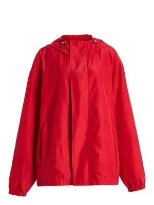 LII Hooded Shell Anorak Jacket - Red