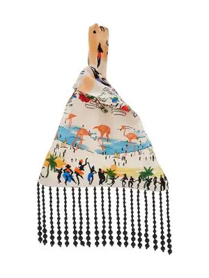 MÉLISSE Riosilk Knot Bag - Print