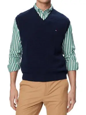 Tommy Hilfiger Structured Seasonal Gilet - Blue