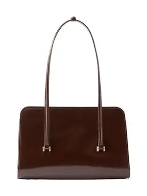 KALLMEYER Magazine Patent-leather Shoulder Bag Brown