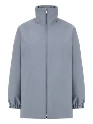 Paul & Shark Typhoon Platinum Long Down Jacket - Blue