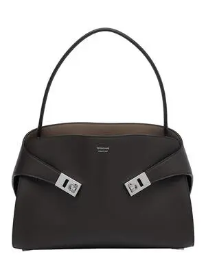 FERRAGAMO Ferragamo Women Medium Hug Soft Shoulder Bag Brown