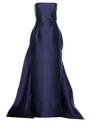 Solace London Imani Maxi Dress - Blue