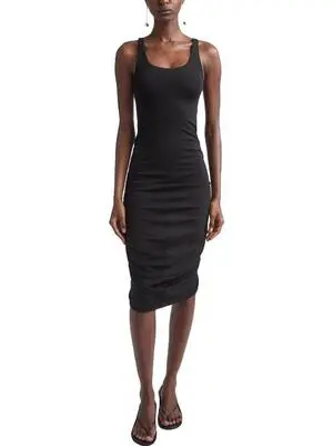 Jacquemus Regata Scoop Neck Midi Dress - Black