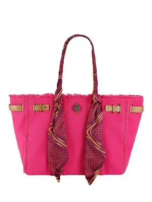 Kurt Geiger Sloane Shopper Scarf Tote - Fuchsia
