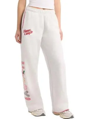 HAPPY CAMP3R Apple Of My Eye Sweatpants - Heather Gray