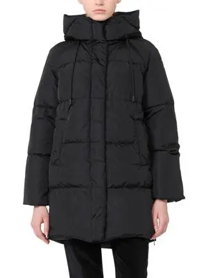 Max Mara Newbembo Quilted Down Coat - Black