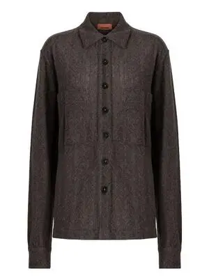 Missoni Regular-fit Long-sleeve Shirt - Brown