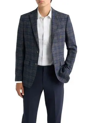 John Varvatos Bleecker Wool Blend Sport Coat - Navy